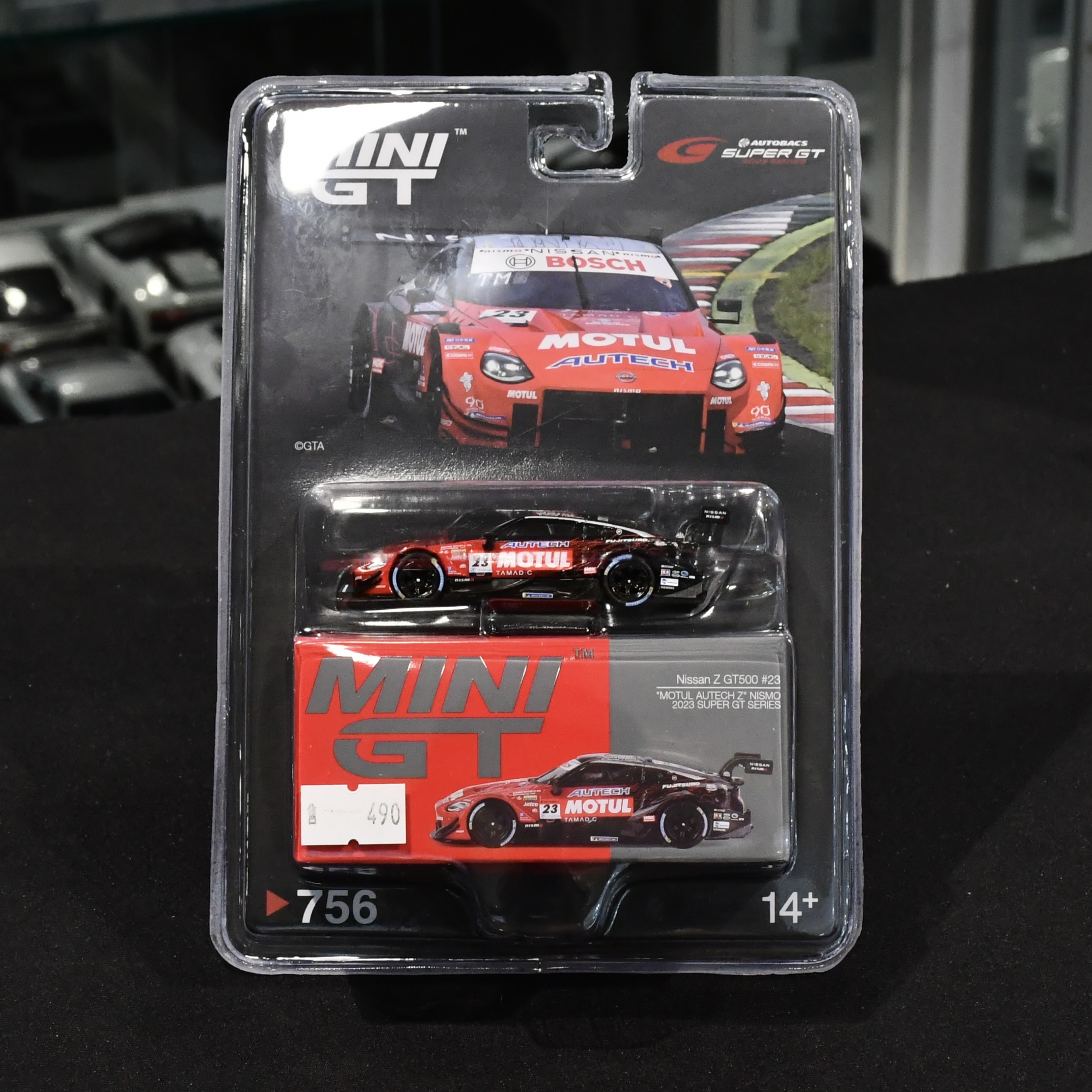 MINI GT 756 Nissan Z GT500 #23 "MOTUL AUTECH Z" NISMO 2023 SUPER GT SERIES