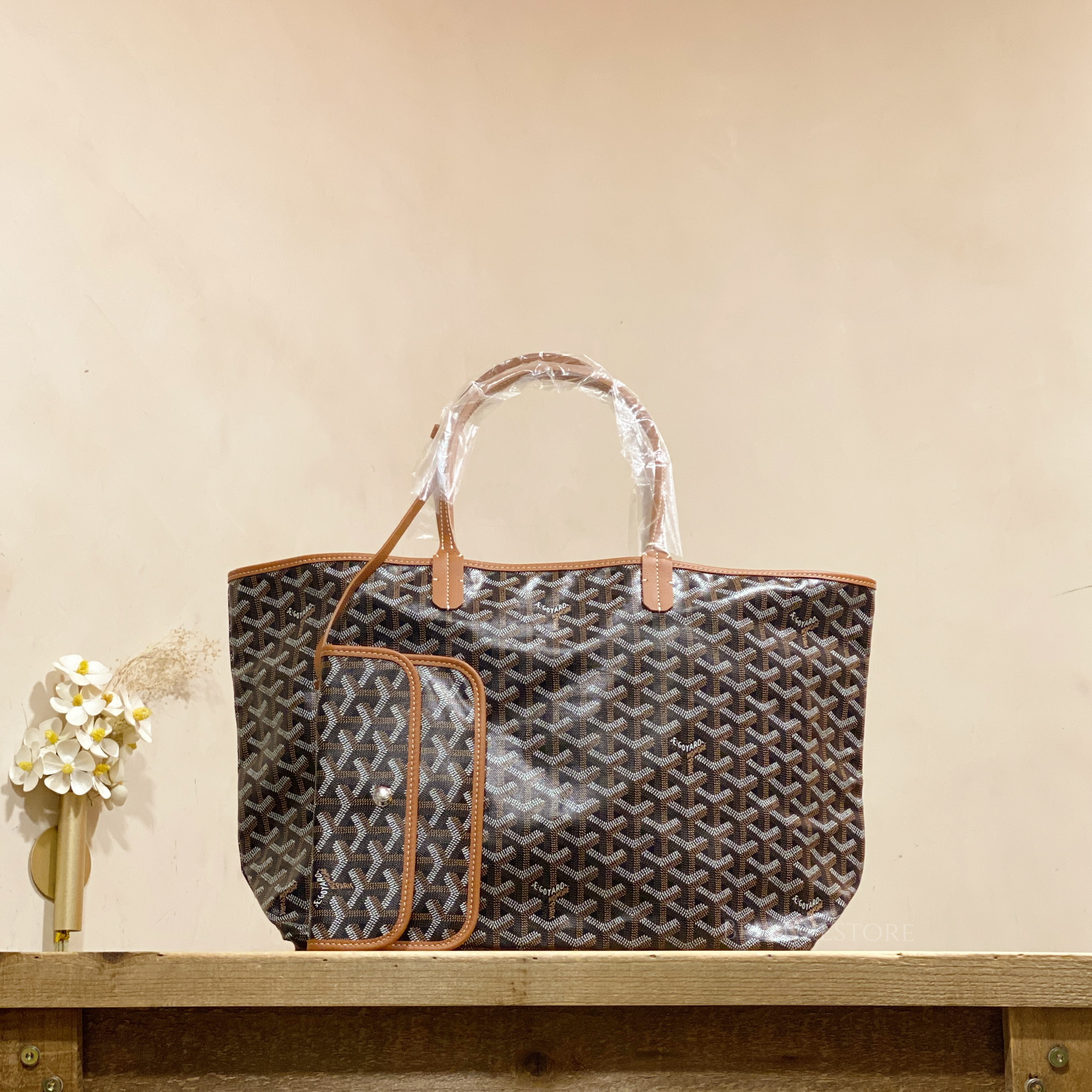 [Brand new] Goyard tote pm tan