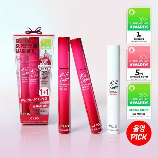 Clio Kill Lash Superproof Mascara Sharp Curl 1+1