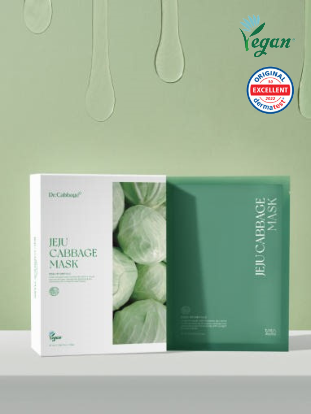 KRTN024 Korea tntn mom's Jeju Cabbage Mask (10pcs)