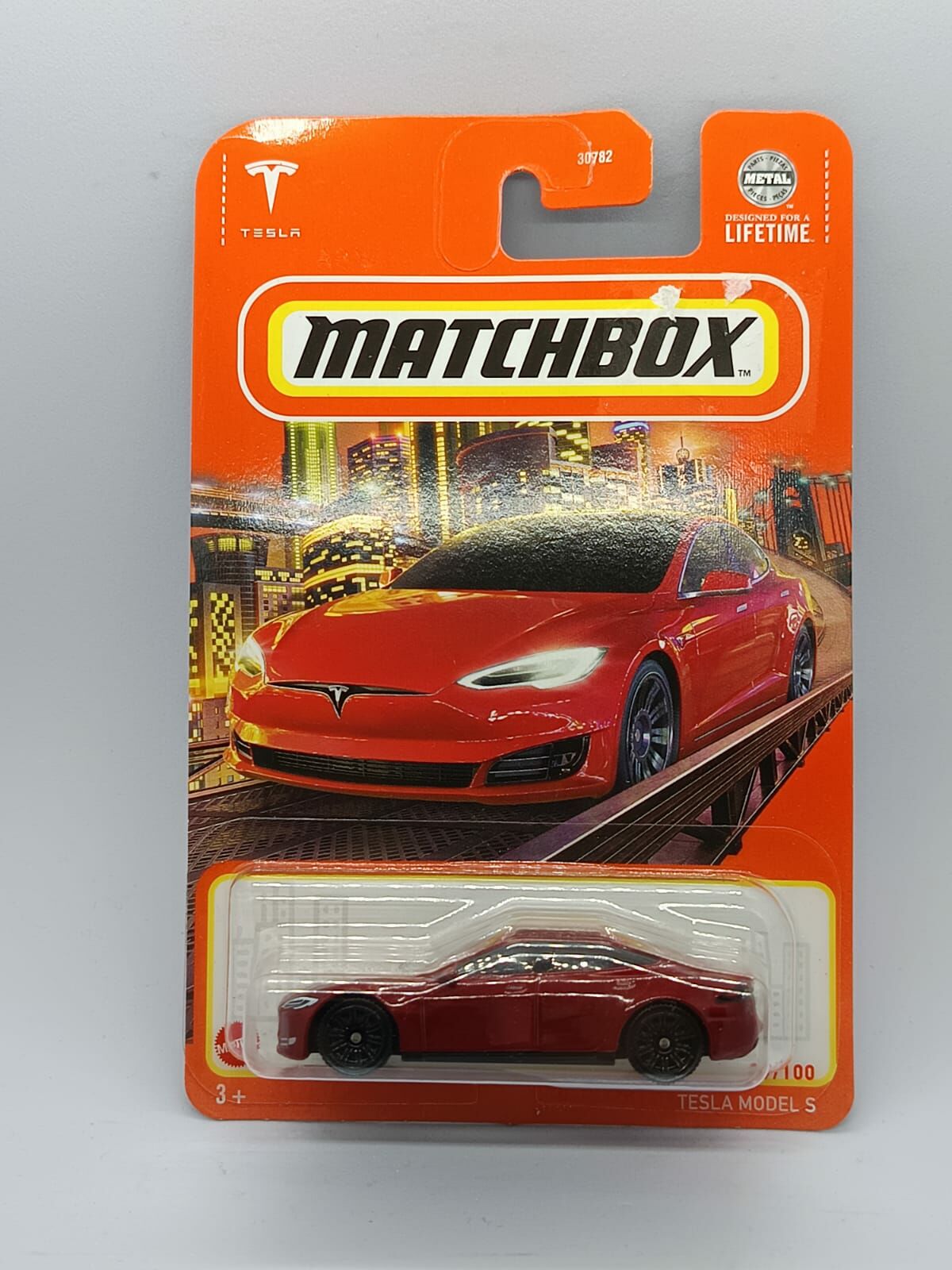 MATCHBOX TESLA MODEL S RED