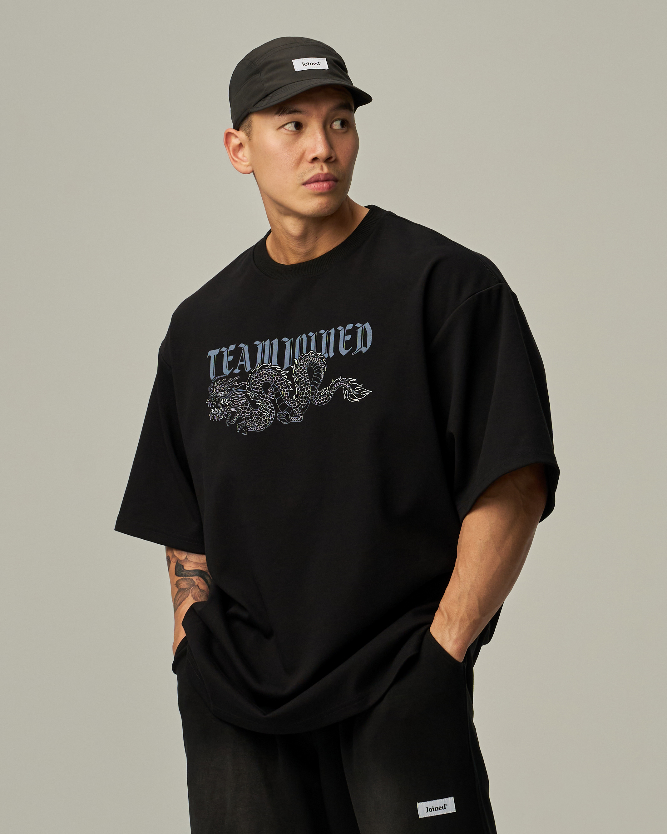 Joined® 龍 重磅 特大Oversized【黑/灰】