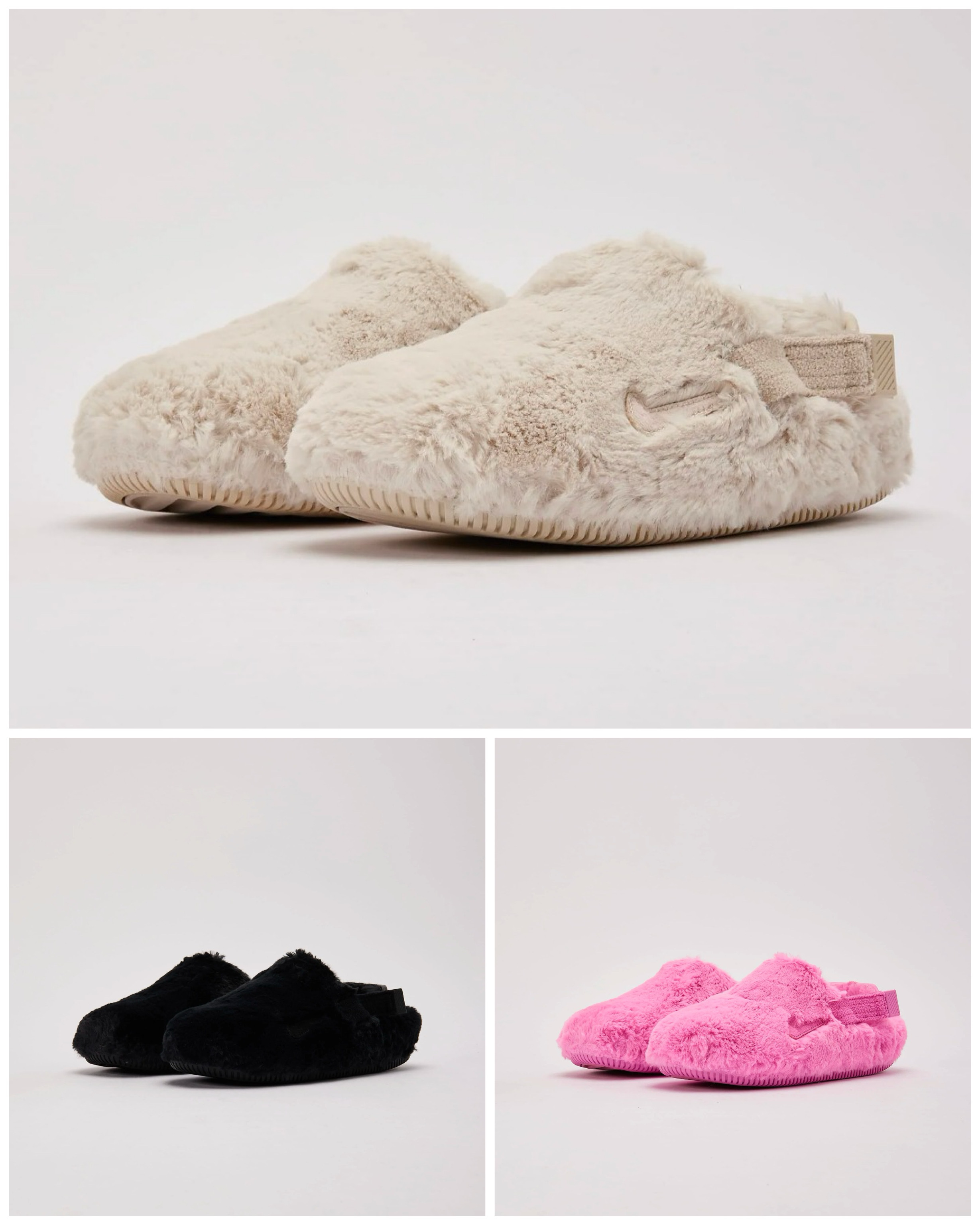 NIKE CALM MULE SE FUR 毛毛穆勒拖鞋 FZ3119-001 / FZ3119-100