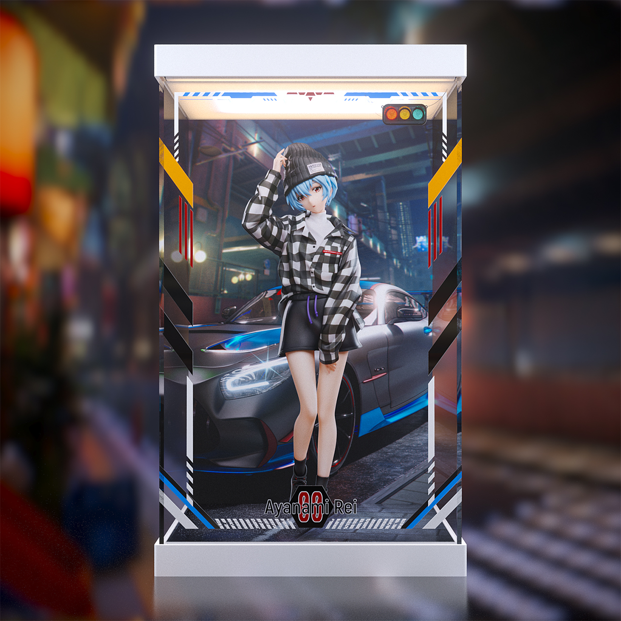 [AOWOBOX] Hobbymax 綾波零 RADIO EVA Part.3手辦 主題展示盒