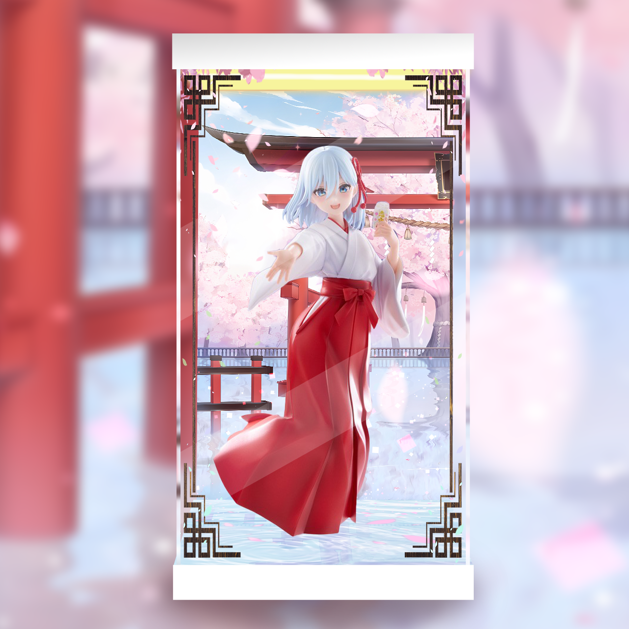 [AOWOBOX] 緣結甘神家Trio-Try-iT人偶 甘神夕奈&甘神夜重&甘神朝姬手辦 主題展示盒