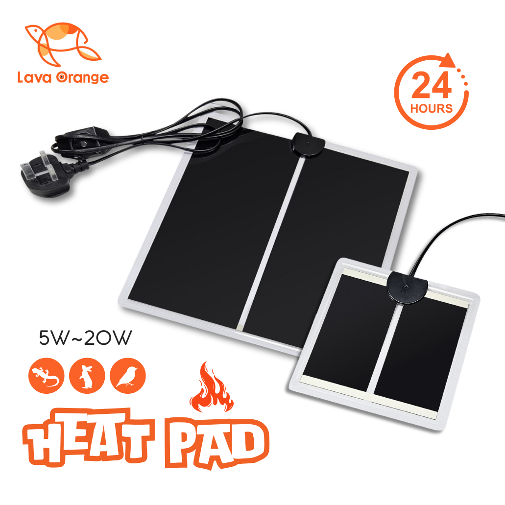 Lava Orange 溫度調校暖墊 Heat Mat 15x28cm 5W~20W