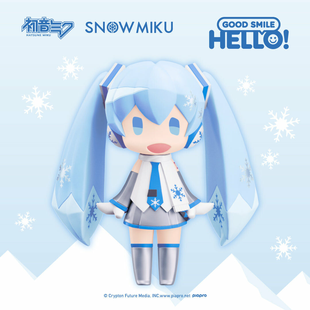 HELLO! GOOD SMILE 初音未來 雪初音 雪未來 Q版模型