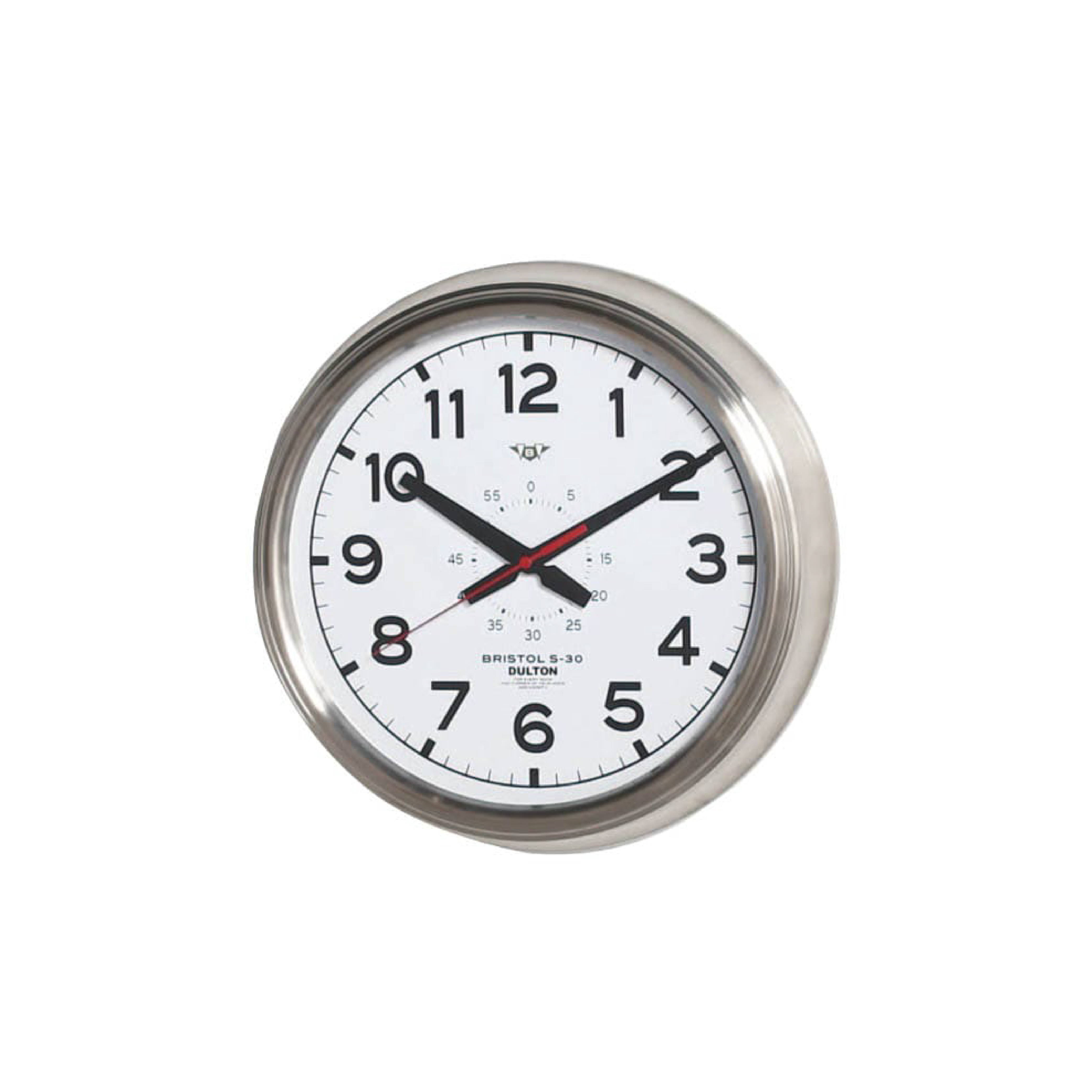 DULTON WALL CLOCK "BRISTOL" S-30 WD 工業風以經典工業儀錶為靈感，這款時鐘展