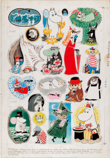 Moomin 80th Anniversary Printmaking A