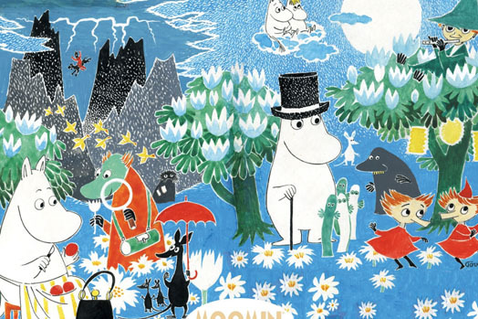 Moomin 80th Anniversary Printmaking A