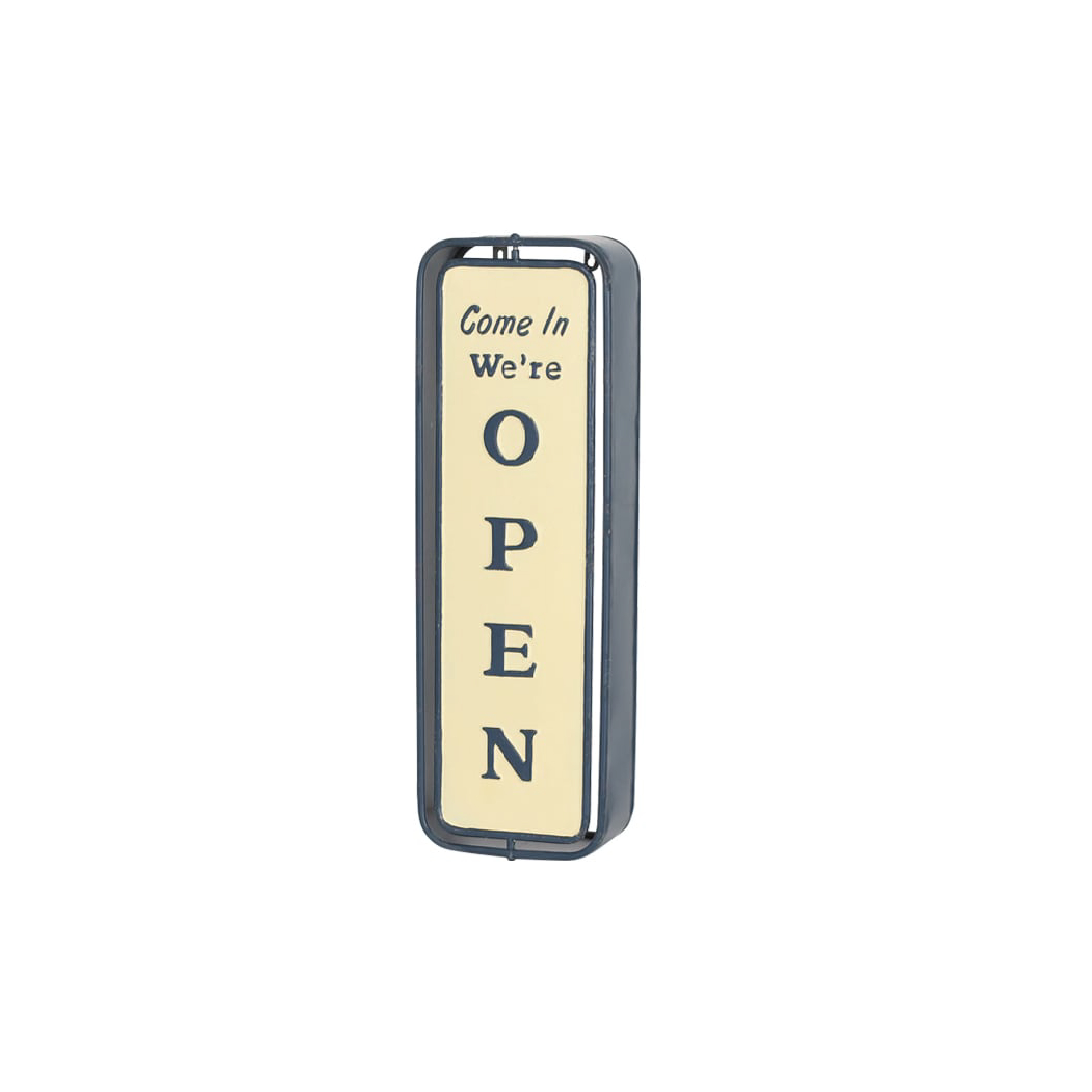 DULTON WALL MOUNT SPINNER SIGN OPEN-CLOSED NAVY 壁掛式旋轉掛牌