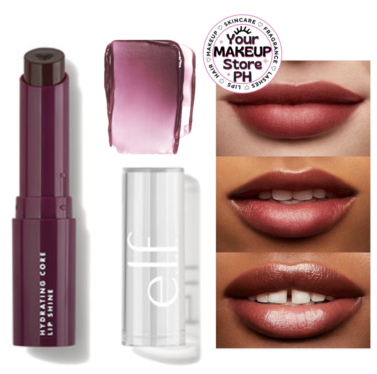 e.l.f. Cosmetics Hydrating Core Lip Shine in ECSTATIC