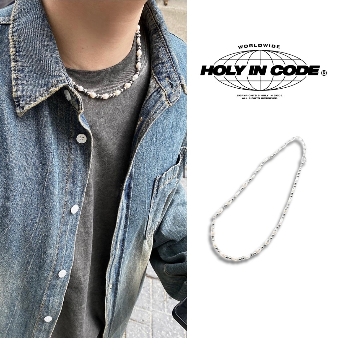 HOLY IN CODE 珍珠混合項鍊