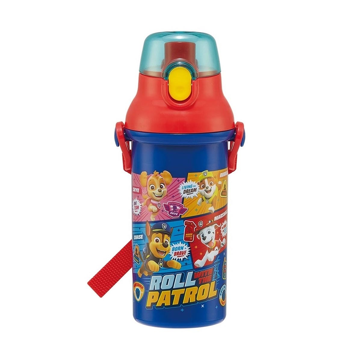 日本品牌 Skater 汪汪隊 480ML 一鍵式學童水壺 -AG