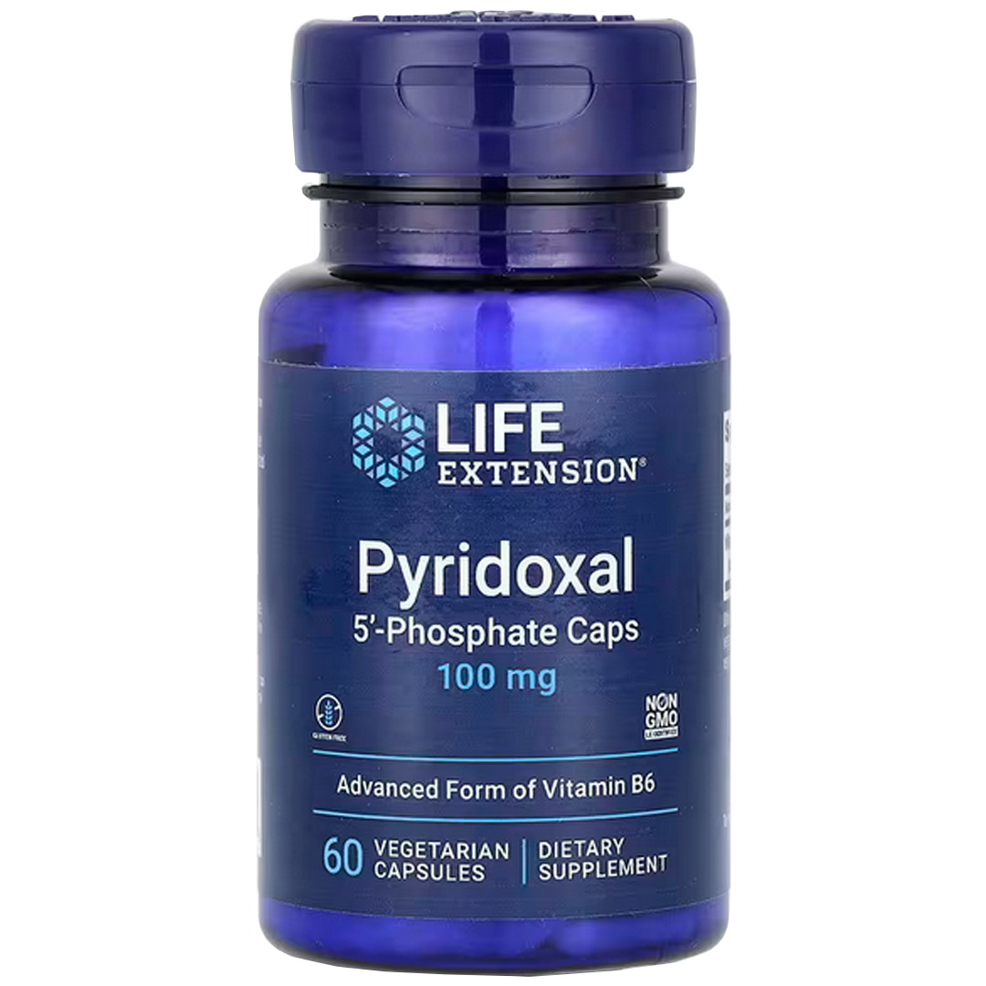 美國Life Extension, P-5-P, 100毫克 60粒素食膠囊|香港旺角門市選購