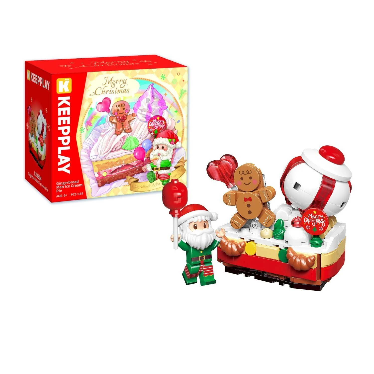 Qman 啟蒙積木 》 KEEPPLAY 2024聖誕系列 薑餅人派