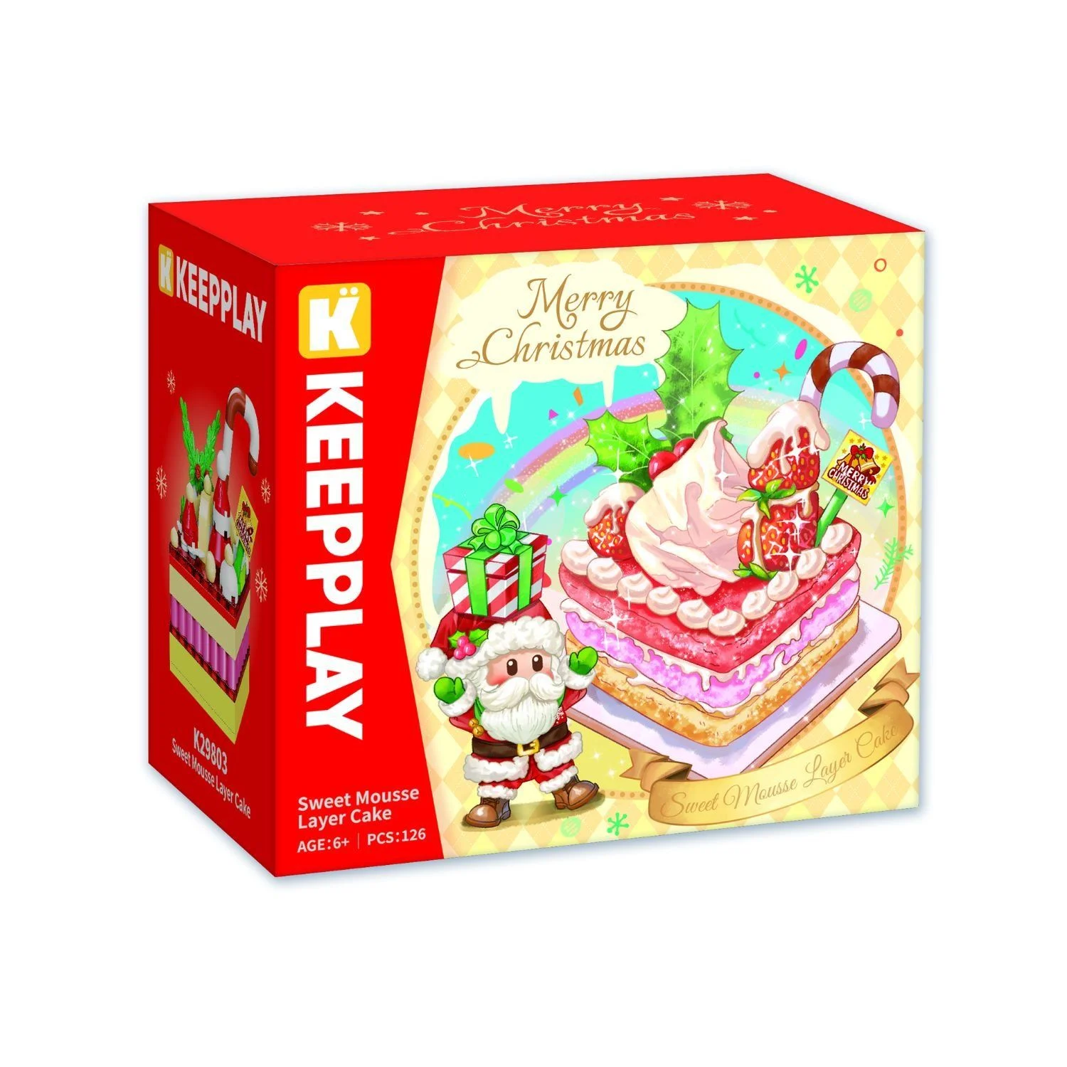 Qman 啟蒙積木 》 KEEPPLAY 2024聖誕系列 甜蜜慕斯