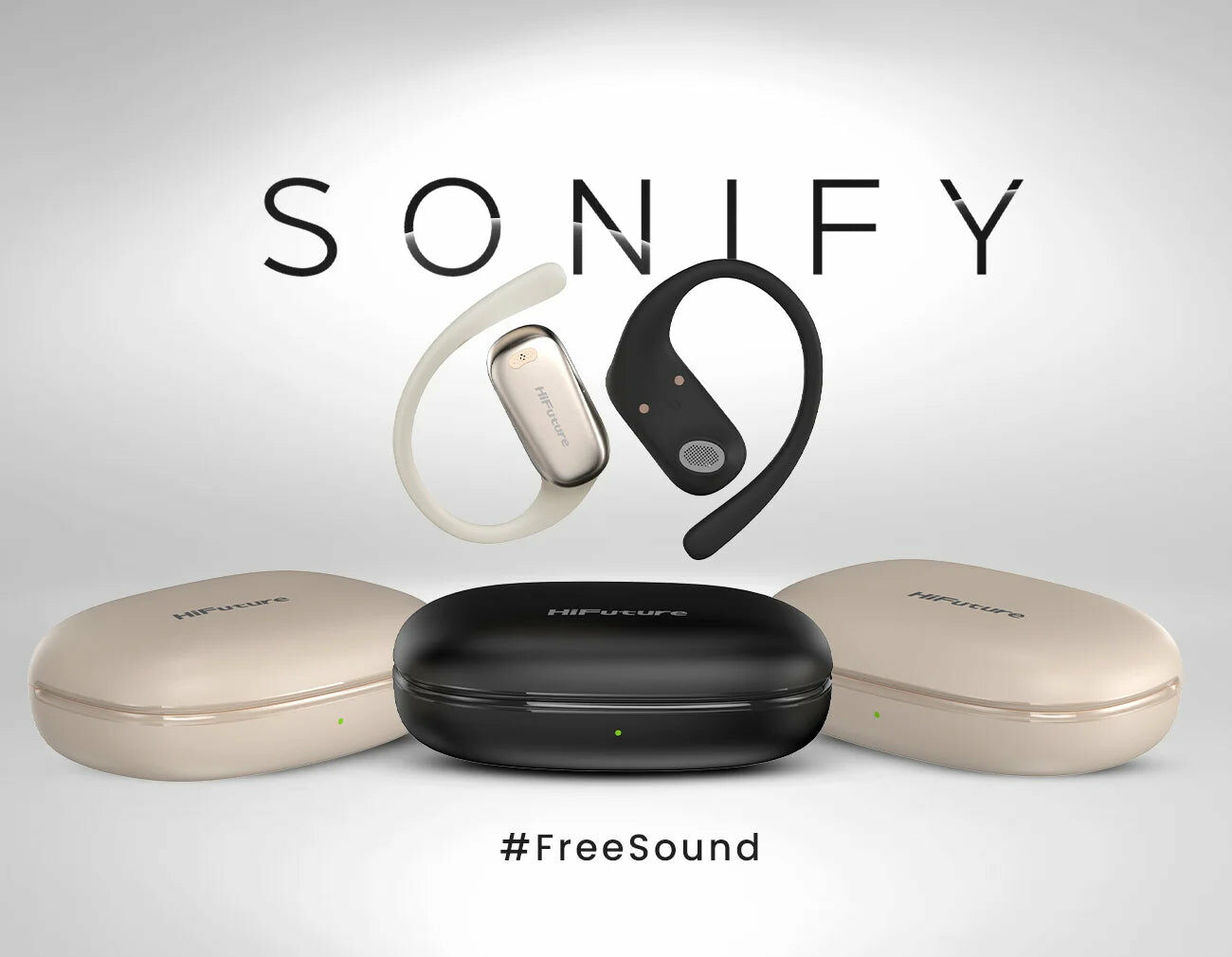 HiFuture Sonify 真無線藍芽耳機（ 黑色 / 金色