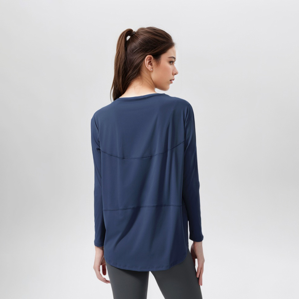 Hygge Hug [Comfy] 棉感寬領口修身長袖上衣