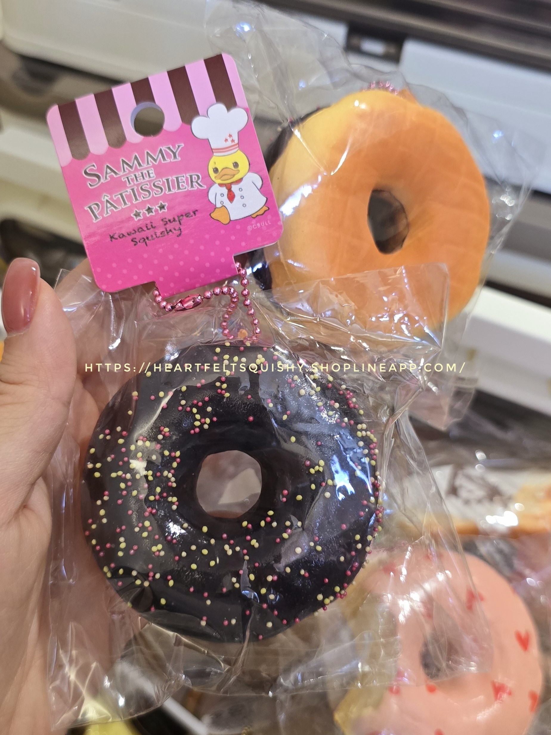 SAMMY The Pattiesier - Chocolate Donut Squishy