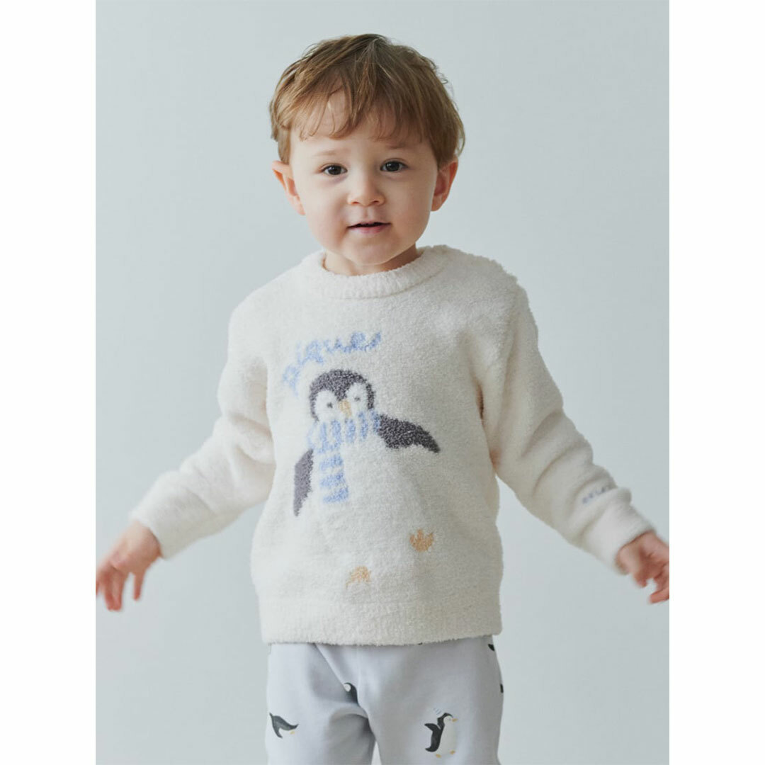 【gelato pique】【BABY】Baby Moco企鵝圖案套頭衫 PBNT245496
