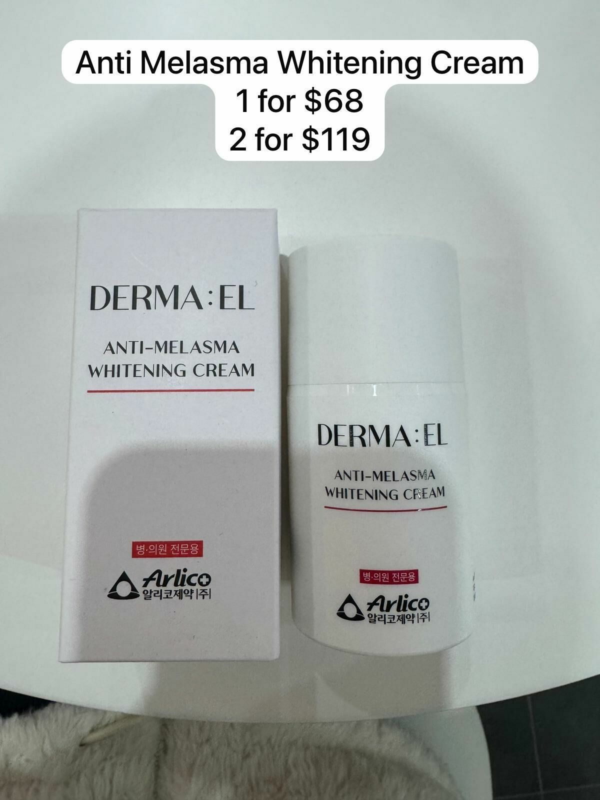 1 ANTI MELASMA WHITENING CREAM (PO)