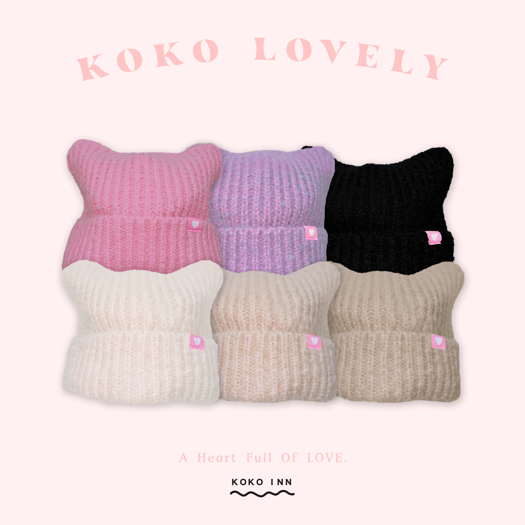 KOKO LOVELY 貓耳毛帽