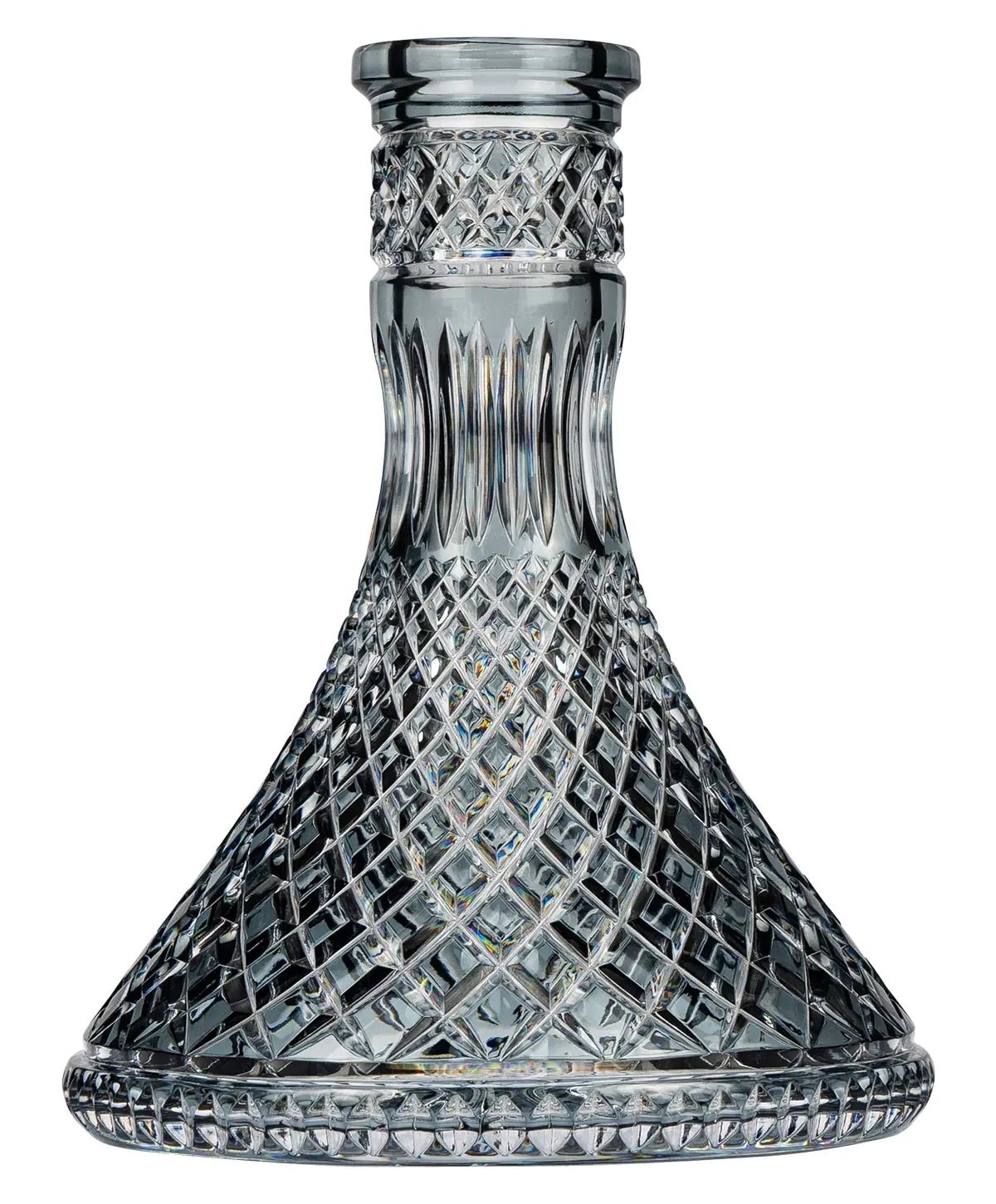 Caesar Crystal Base - Cone - Crown Cut - Grey