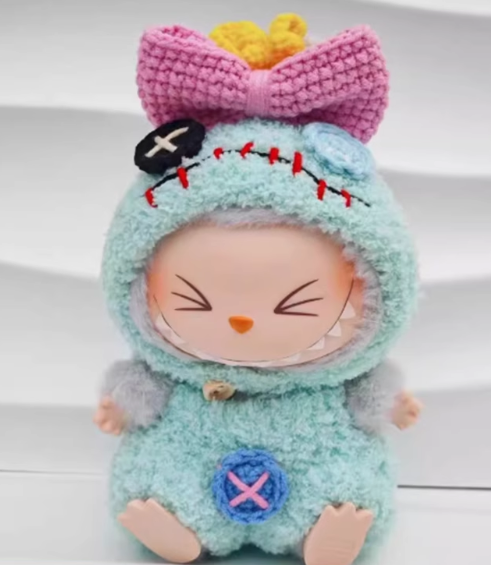 labubu 衣服 41 適合17 CM 馬卡龍款用 (不包含公仔)