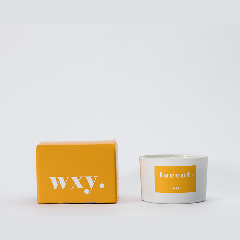 WXY-經典mini蠟燭- lucent. 陽光 & 雪松/95g
