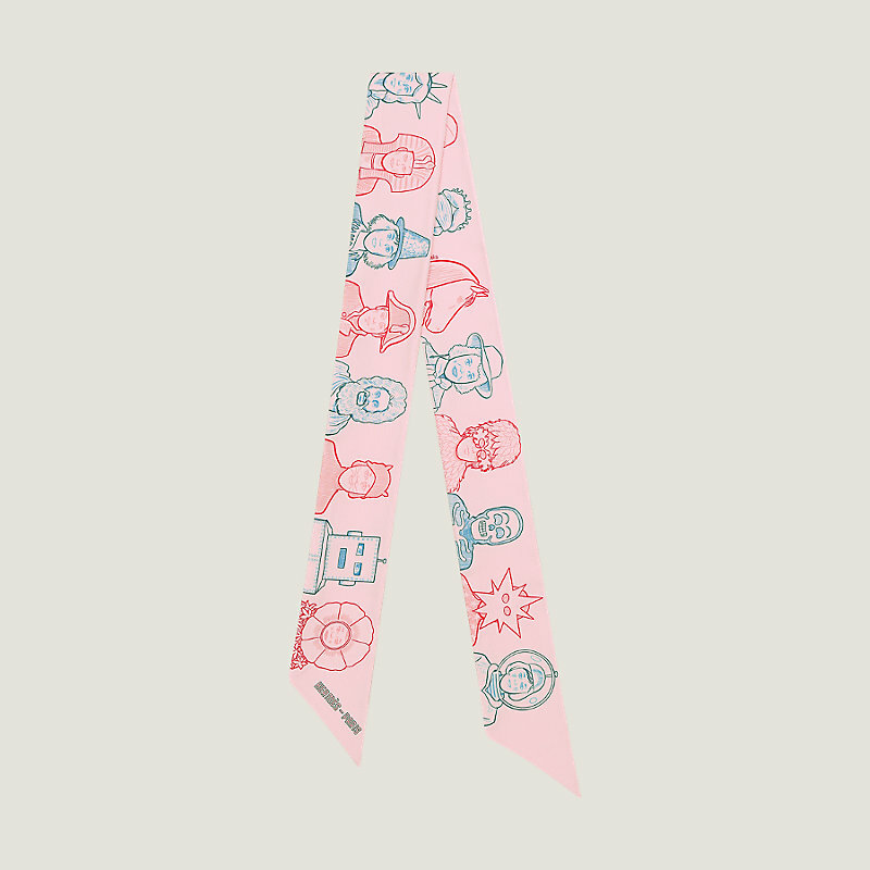 XA089 Hermes Dress Code Twilly - Rose Pale / Bleu