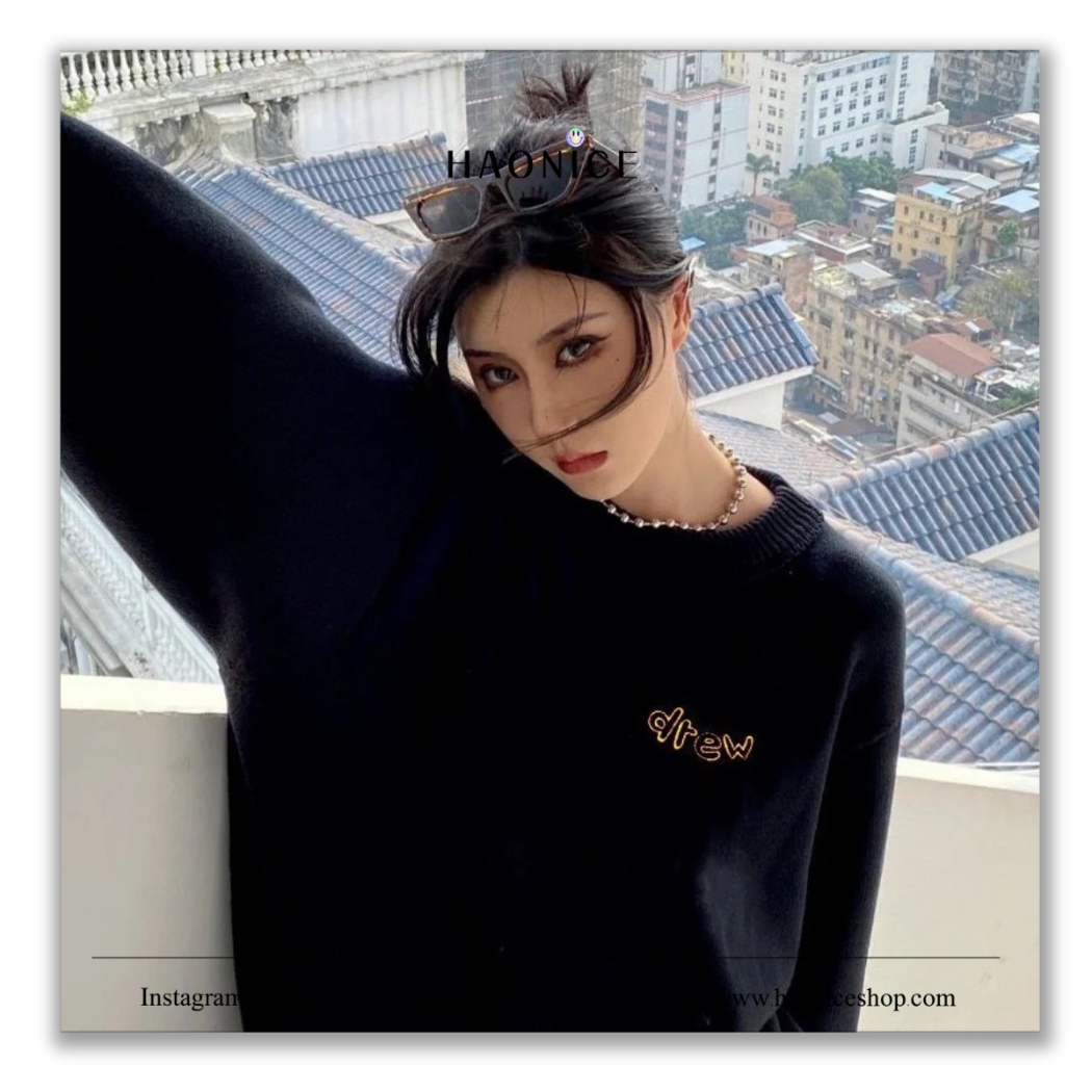 【HAO NICE】100%正品 DREW HOUSE 美國潮牌🇺🇸經典刺繡LOGO長袖 大學T