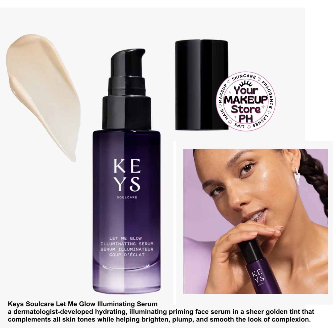 KEYS SOULCARE Let Me Glow Illuminating Serum 1 fl oz