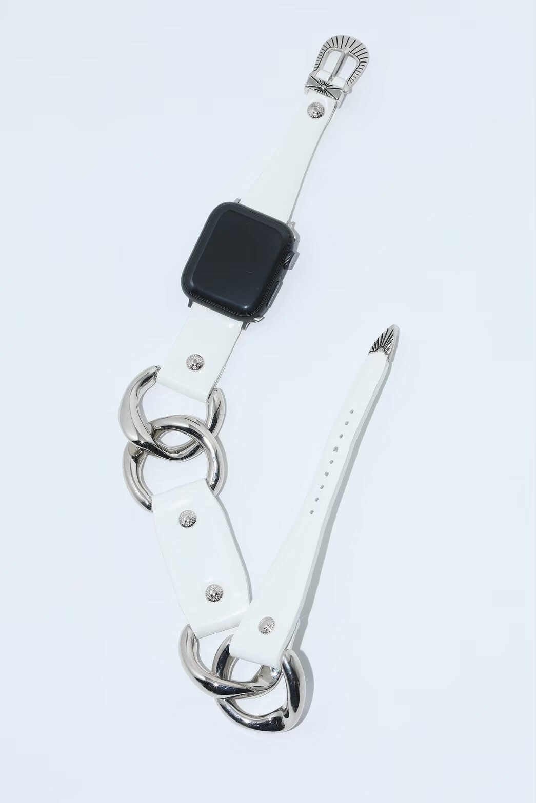 TOGA - Ring chain Apple Watch Belt (白)