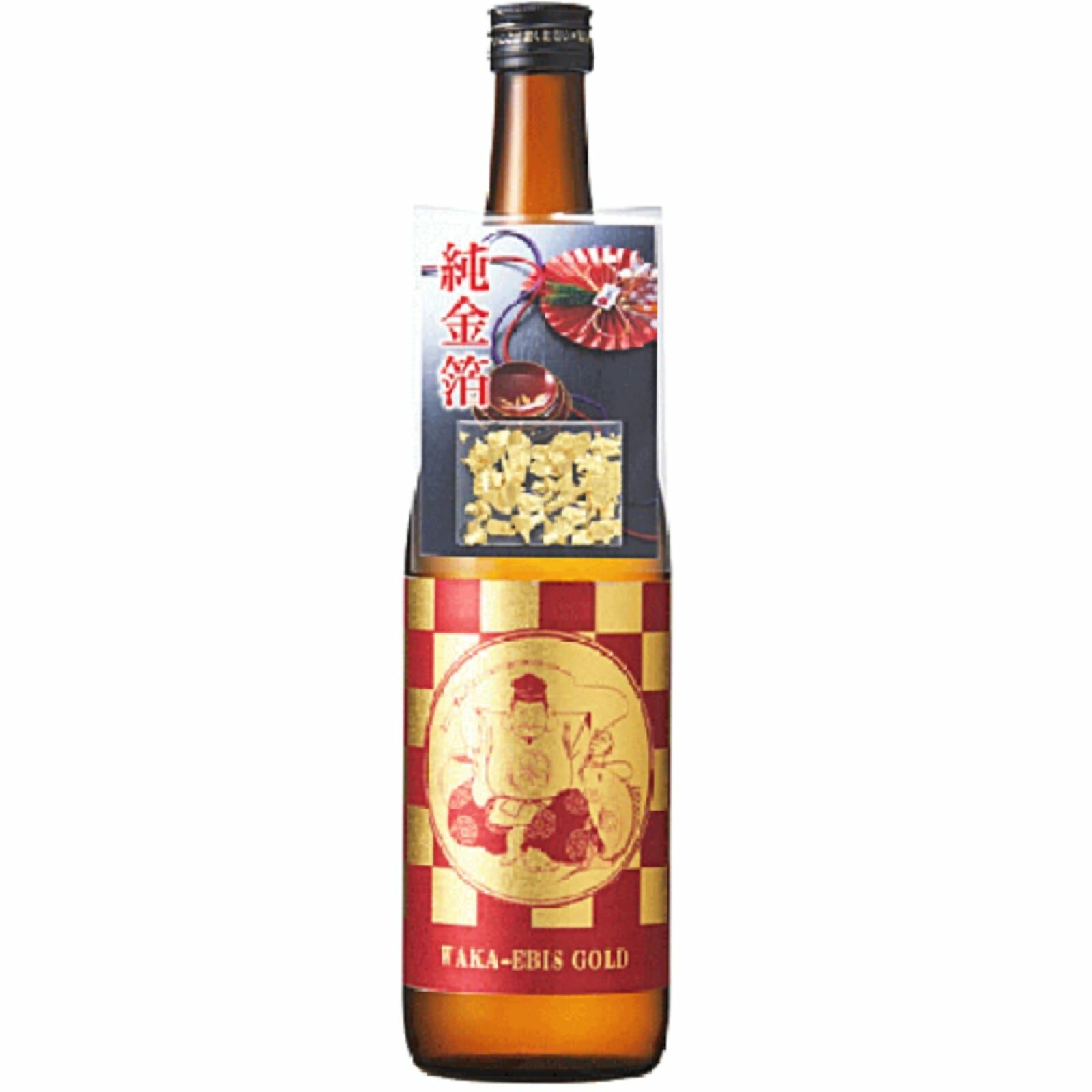 若戎酒造 金箔純米酒 WAKA-EBIS GOLD