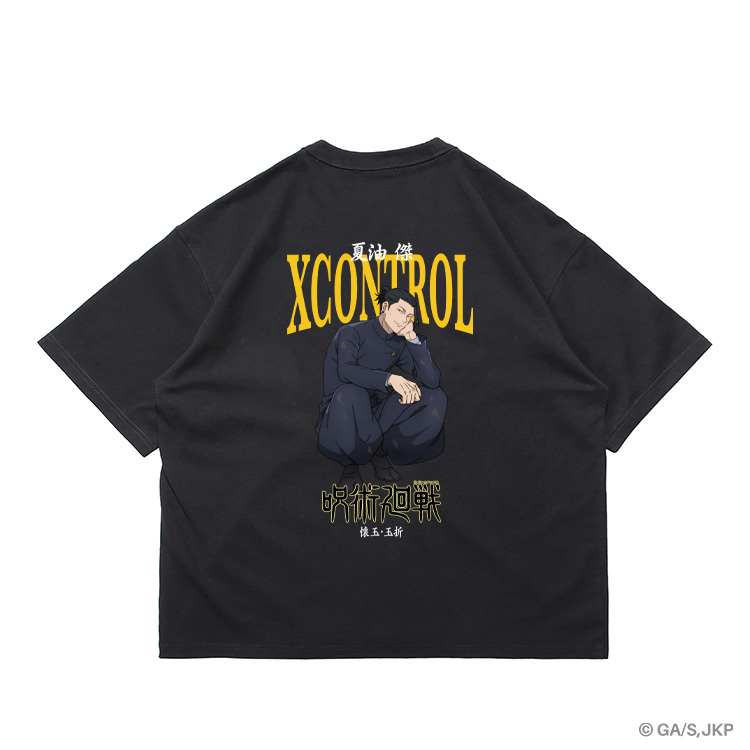 XCTRL® I 咒術迴戰《懷玉玉折》夏油傑短T-黑
