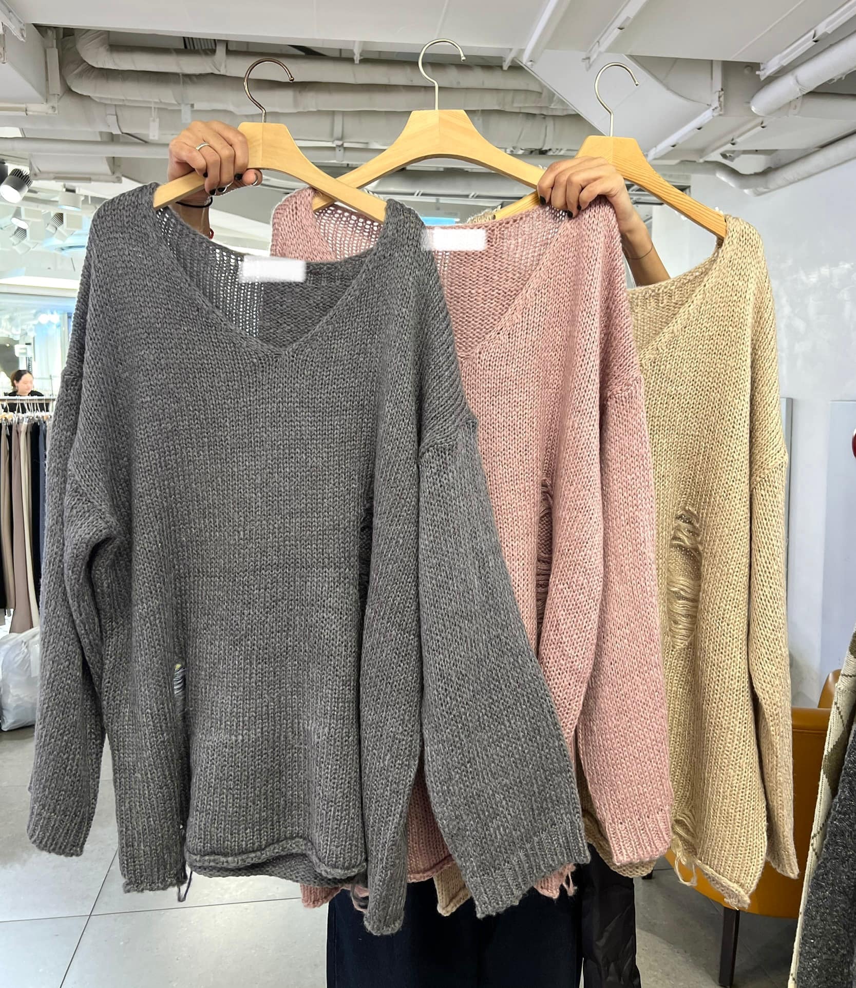 [ BoBo Smile ] BSJ16 KNIT TOP
