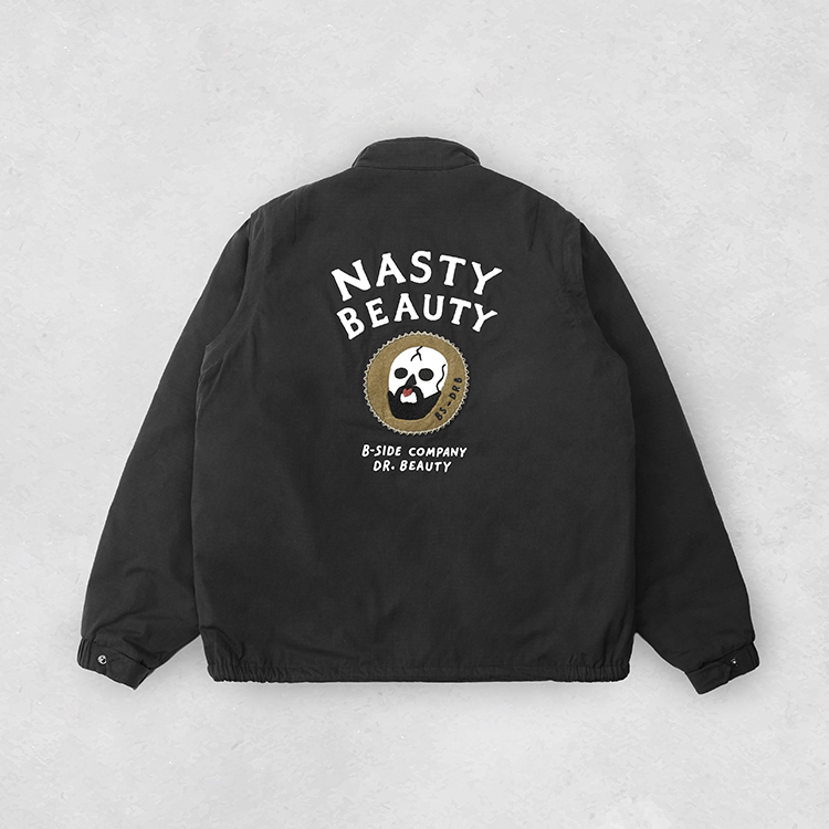 B-SIDE NASTY BEAUTY 2WAY JACKET Black