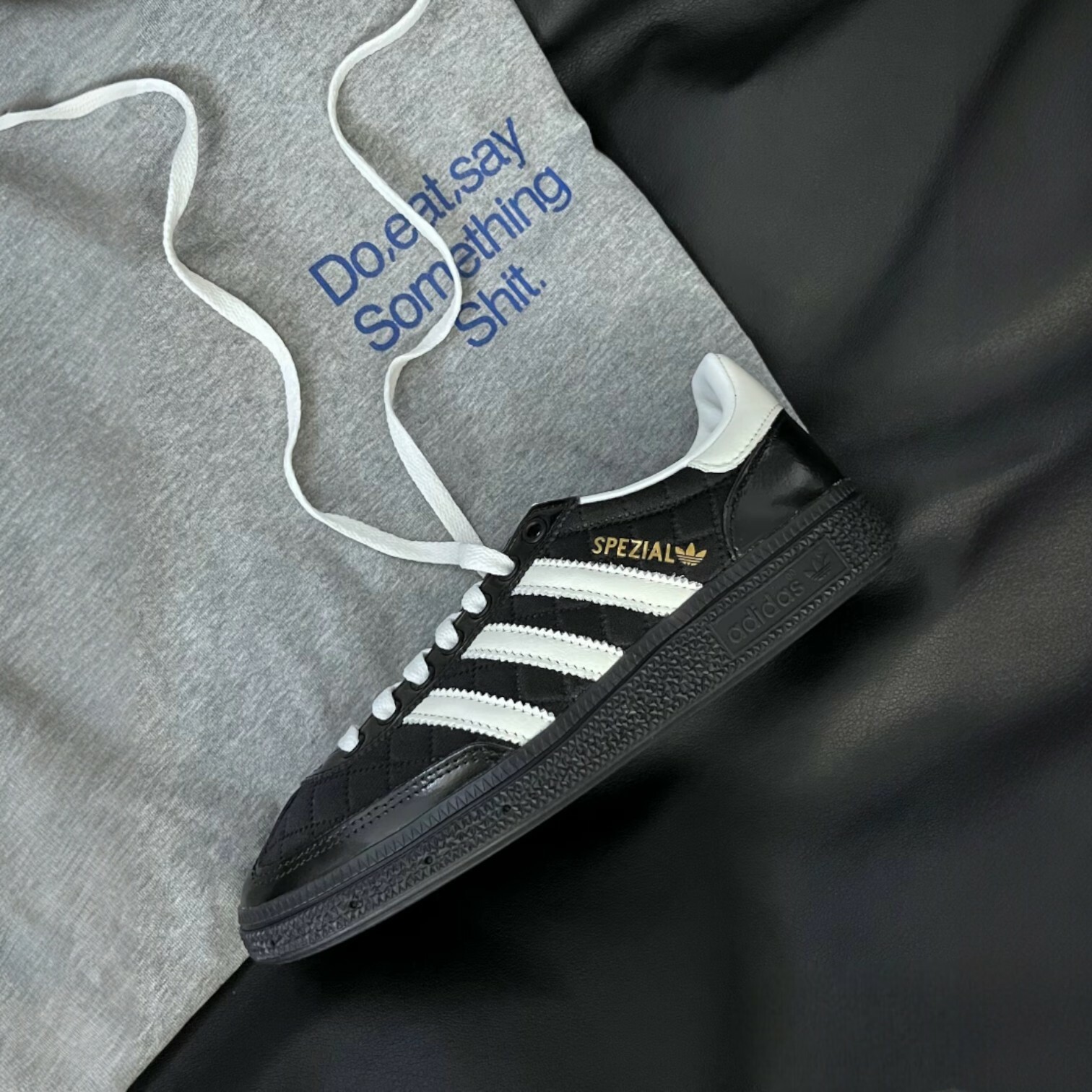 Adidas Originals Handball Spezial 小香風黑白格紋 JP5669