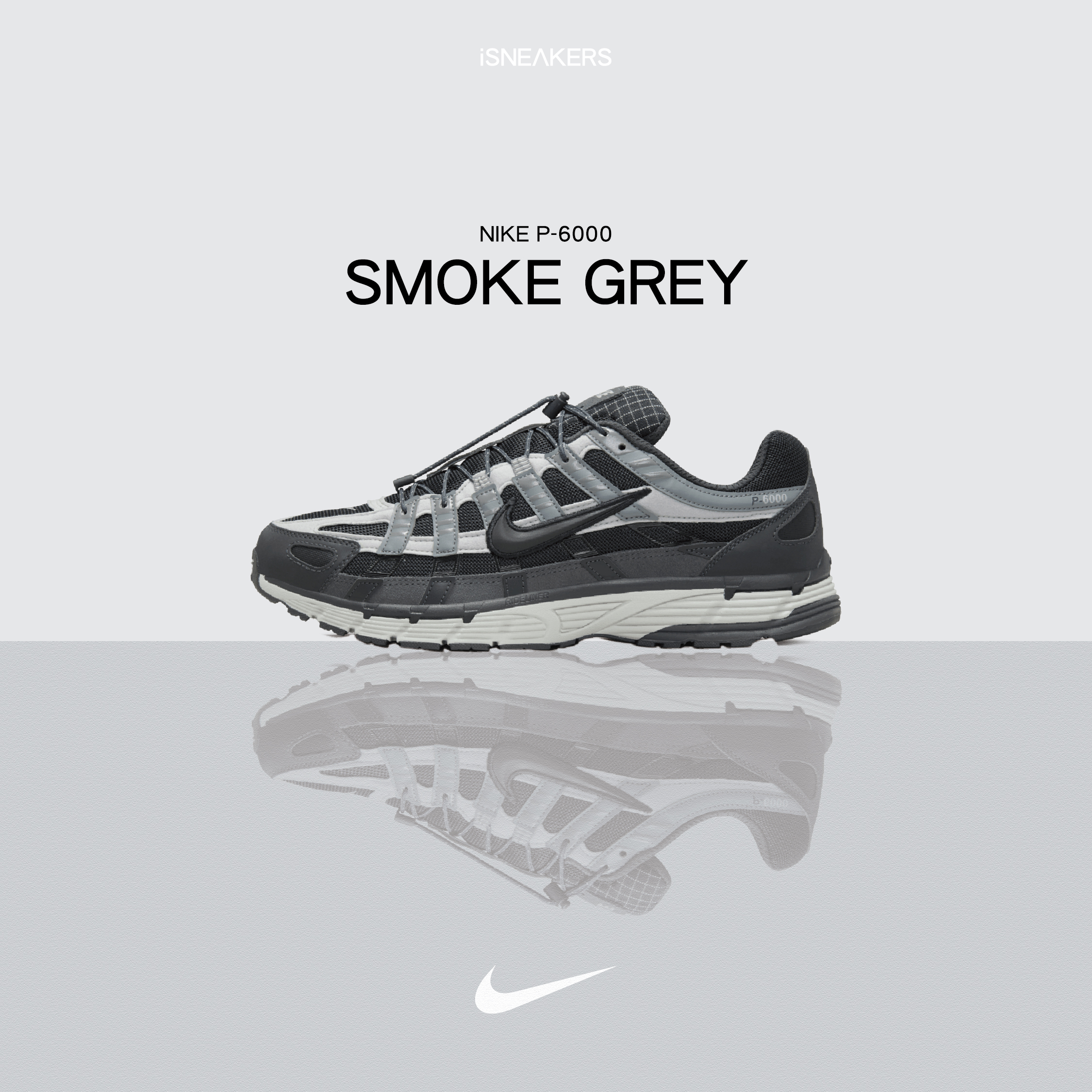 iSNEAKERS｜Nike P-6000 "Smoke Grey" 黑灰 HQ3818-001
