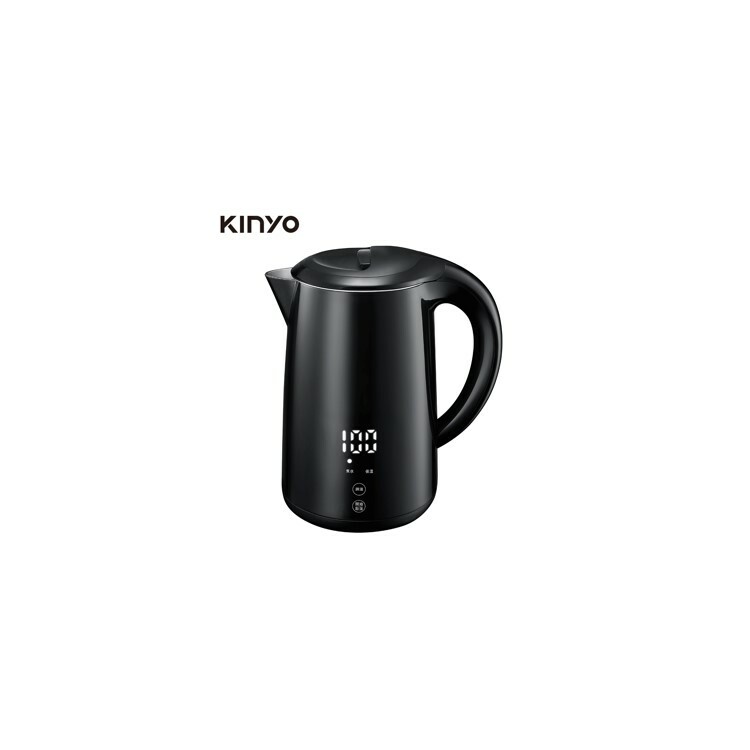 【KINYO】1.7L 智慧溫控雙層快煮壺 (KIHP-1180)
