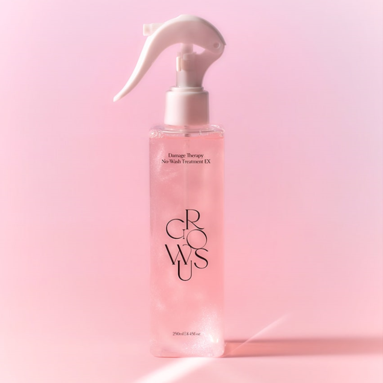 3秒極速改善毛躁髮絲|GROWUS 免沖洗護髮噴霧(加強版)250ml|加強修護深層損傷髮絲|Damage T