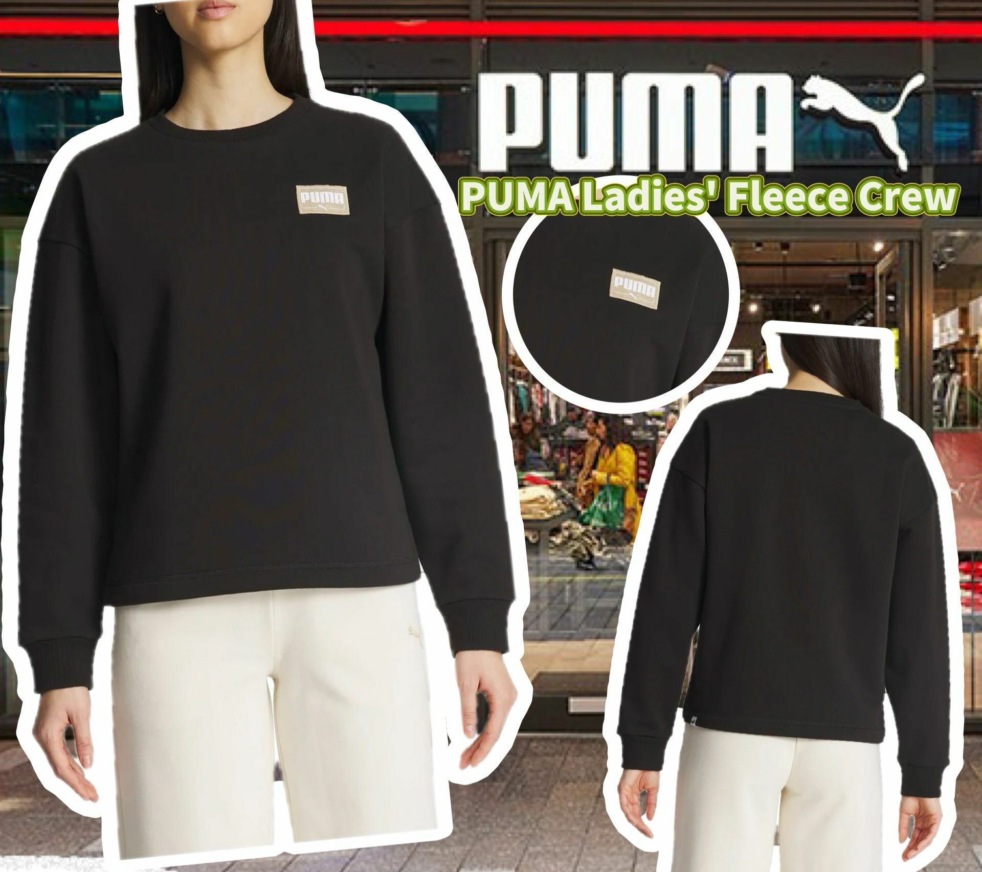 【預購】PUMA Fleece G122302 女裝圓領衛衣