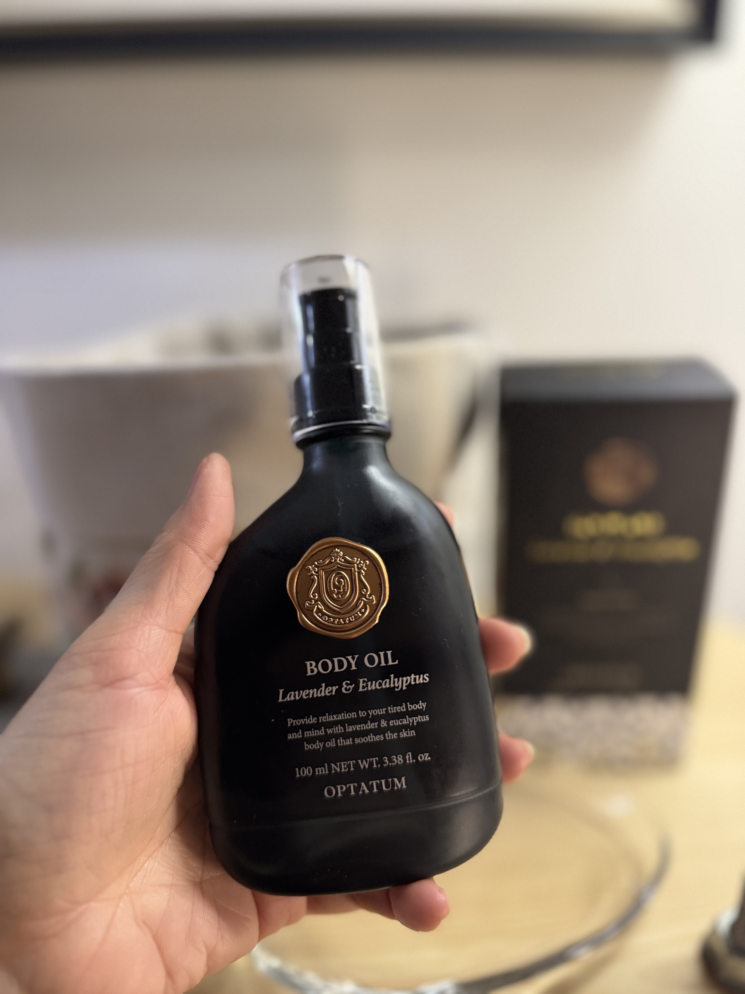 OPTATUM 【薰衣草+尤加利】放鬆舒緩身體精油 -vegan formula【100ml