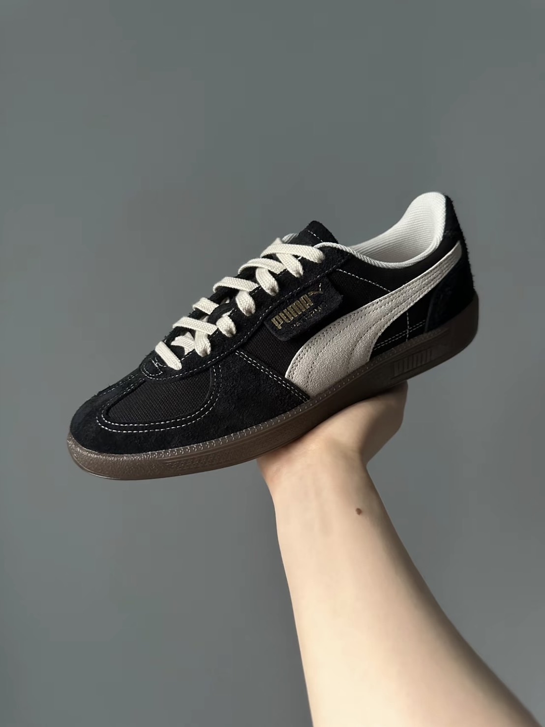 【預購】PUMA PALERMO VINTAGE ROSÉ同款 經典黑 39684104