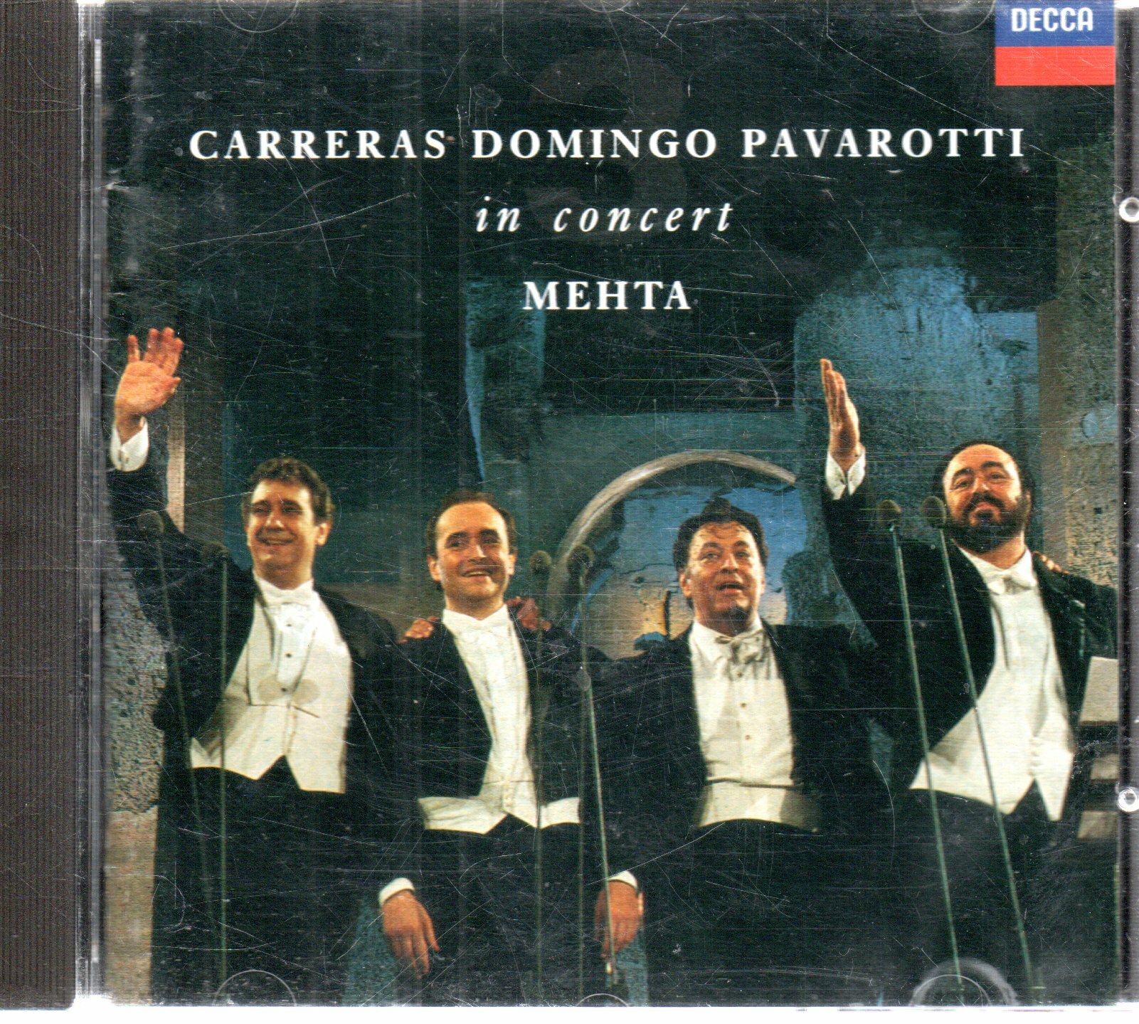 金卡價168 CARRERSAS.DOMINGO.PAVAROTTI&MEHTA 三大男高音世紀演唱會 再生工