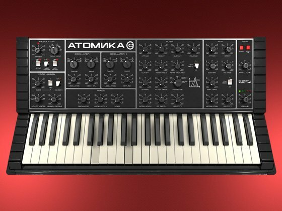 Cherry Audio Atomika Synthesizer 合成器音源 Plugin (序號下載版)