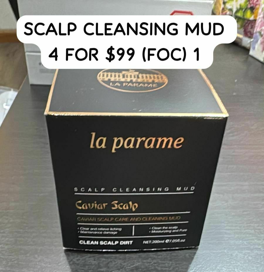 (PO) 5 SCALP CLEANSING MUD (FOC) 25 SHAMPOO SACHETS