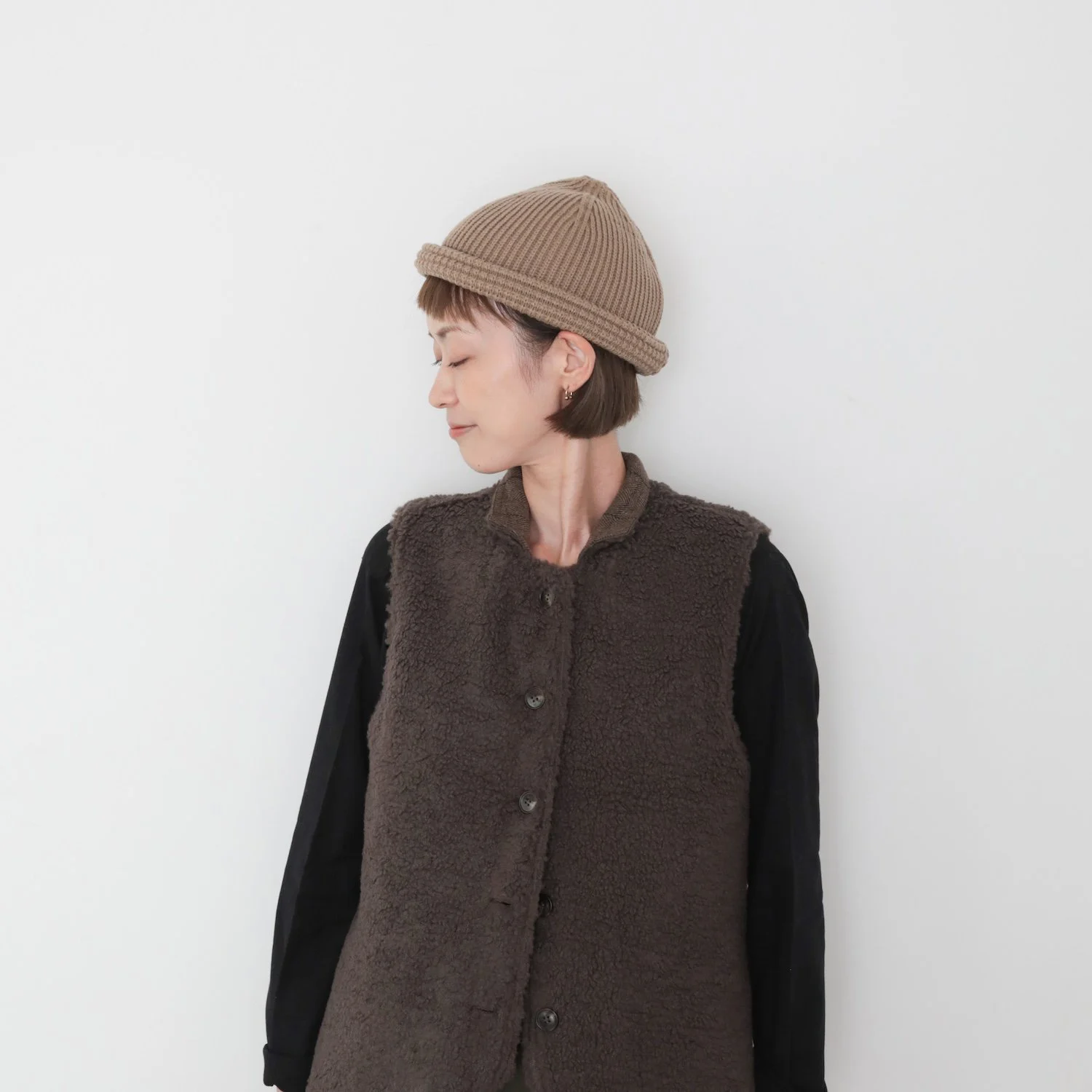 卷邊針織帽 Knit Cap Shallow 三色