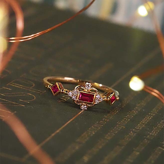 Ruby Frame Ring